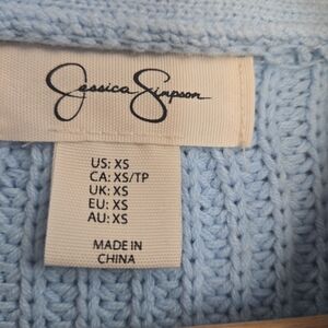 Jessica Simpson | Sweaters | Nwot Jessica Simpson Xs Blue Cropped ...